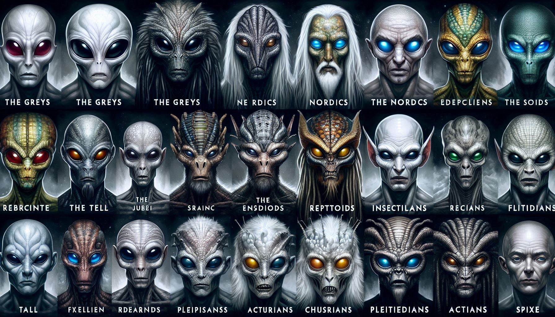 Types of Aliens Described by Extraterrestrial Contactees - The ...
